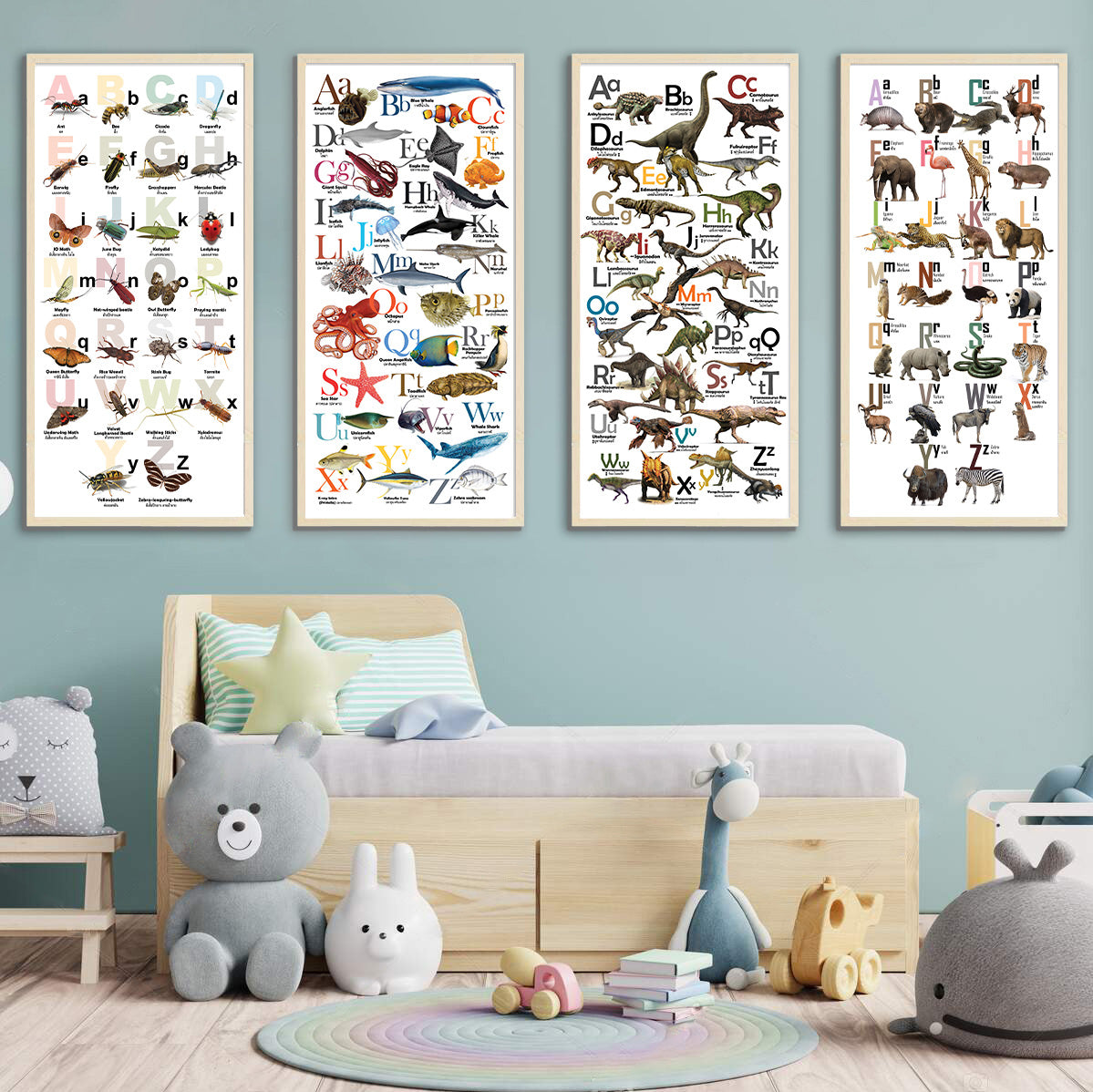 4-page Posters: Animals A-Z – Nerdy Owl