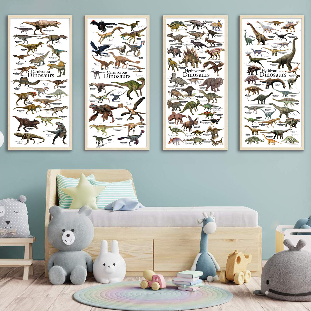 4-page Posters: World of Dinosaurs – Nerdy Owl